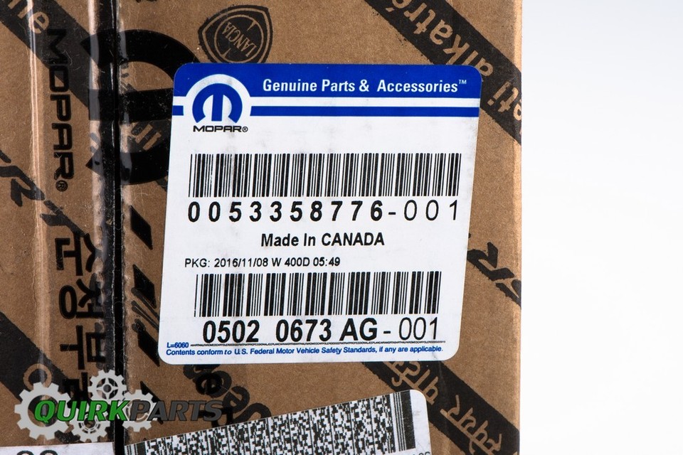 OEM MOPAR LEFT SLIDING DOOR HINGE 2008-2020 DODGE GRAND CARAVAN TOWN ...