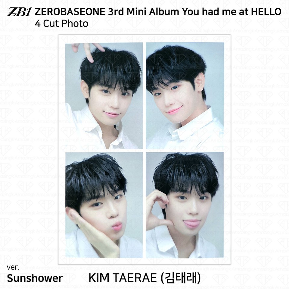 ZEROBASEONE ZB1 3rd Mini Album You had me at HELLO Official Photocard ...