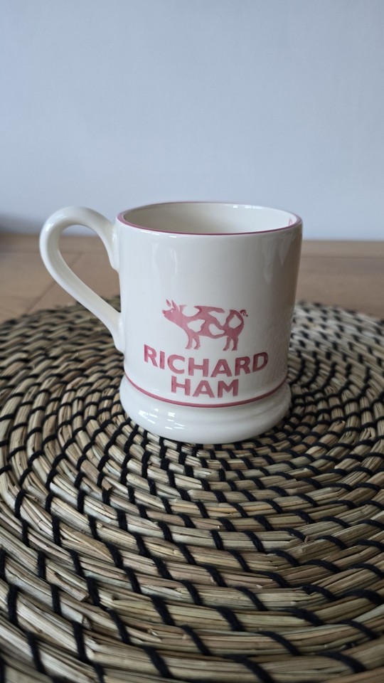 Emma Bridgewater Diddly Squat Farm Richard Ham Pig 1/2 Pint Mug ...