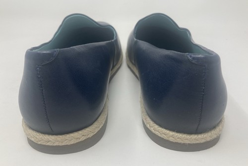 Moshulu size 6 (39) Mandolin navy leather slip on flat loafer shoes ...