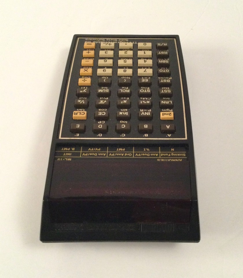 Texas Instruments TI-59 Programmable Calculator w/Library Module FOR ...