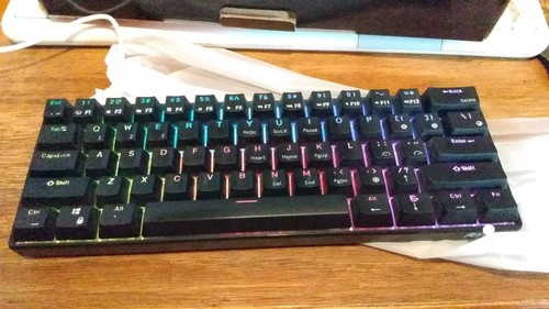 RK ROYAL KLUDGE RK61 61-Key Mechanical Gaming Keyboard Black | eBay