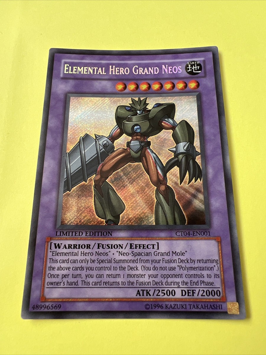 Elemental Hero Grand Neos Collectible Tin Display (Crystal Beast