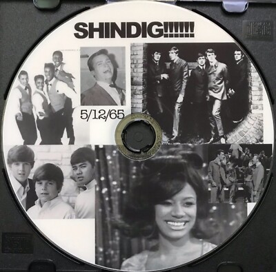 SHINDIG TV show DVD May 12, 1965 Great Quality from Master Moodies B ...