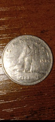 1968 Canadian Silver Dime - Canada 10 Cent Silver Coin | eBay