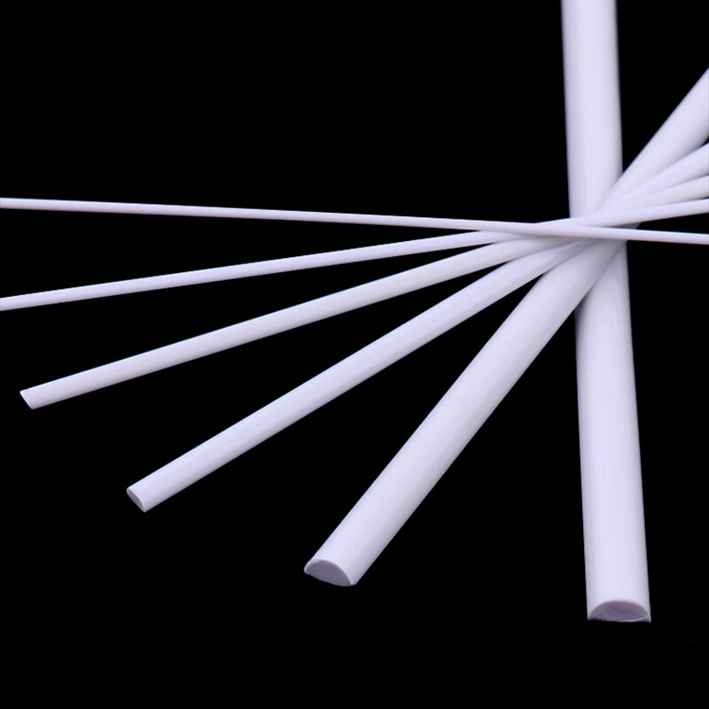 Half Round Bar Styrene ABS Plastic Strip Section Architecture Model DIY ...