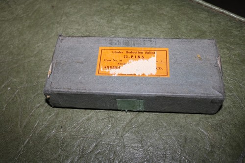 NOS unissued US Navy medical dept WWII Stader reduction splint box of ...