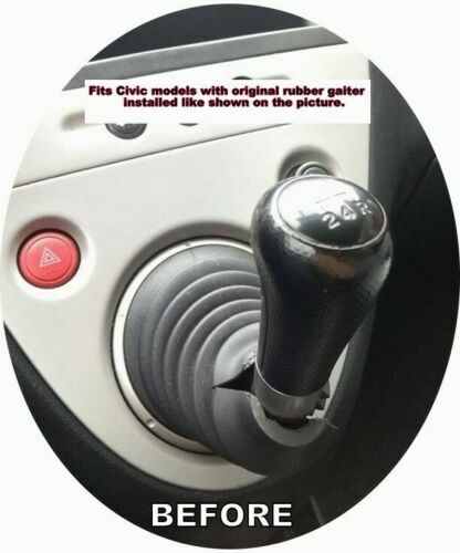 Shift Boot For 2002-2005 Honda Civic Si EP2 EP3 EU2 EU3 Red Alcantara ...