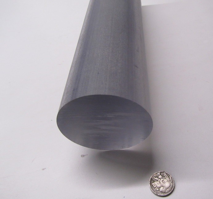 Polycarbonate Round Rod 3.0" Diameter x 24" Length, Natural Tint | eBay