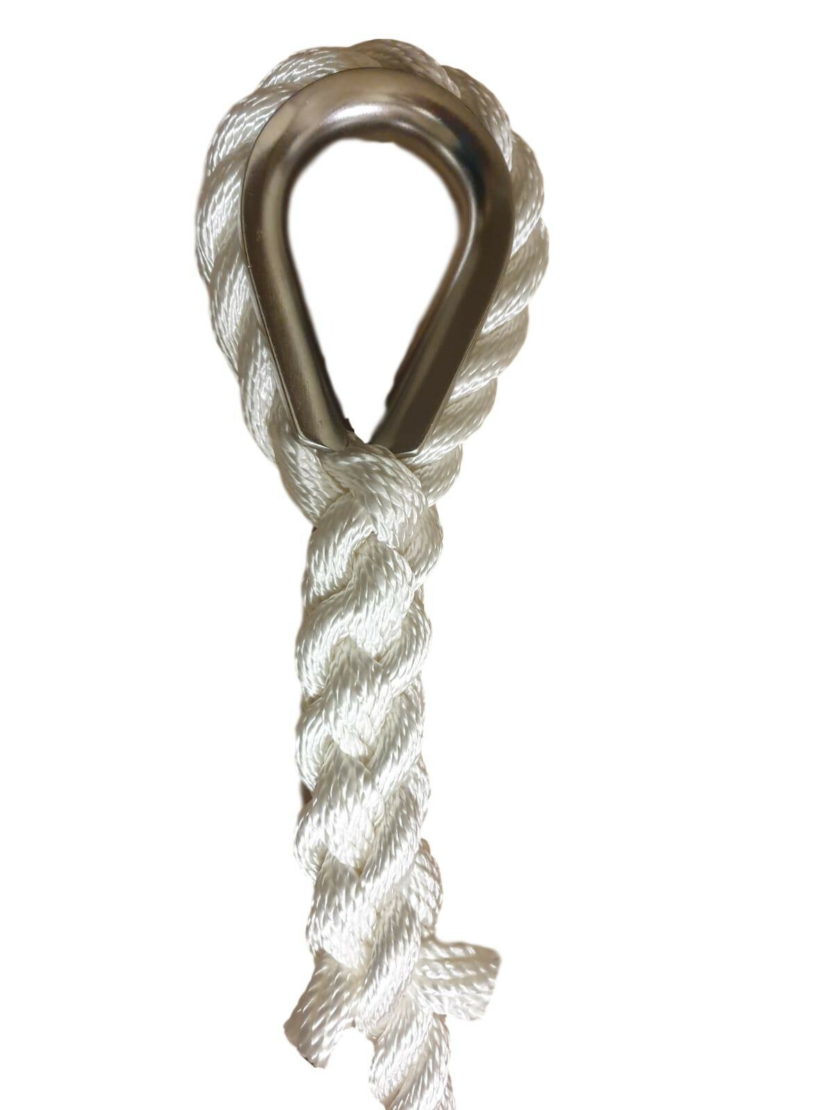 Nylon Rope Mooring Strop - 3 Strand Nylon - Choose Diameter And Length ...