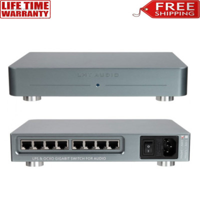 LHY Audio 220V 8 Port Network Switch LPS & OCXO Gigabit Switch Linear ...