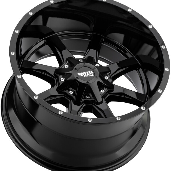 (4) Moto Metal MO970 18x10 5x5"/5x5.5" -24mm Gloss Black Wheels Rims 18 ...