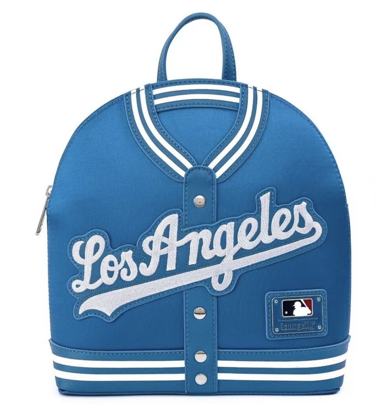 Loungefly MLB LA Dodgers Satin Jacket Convertible Mini Backpack | eBay