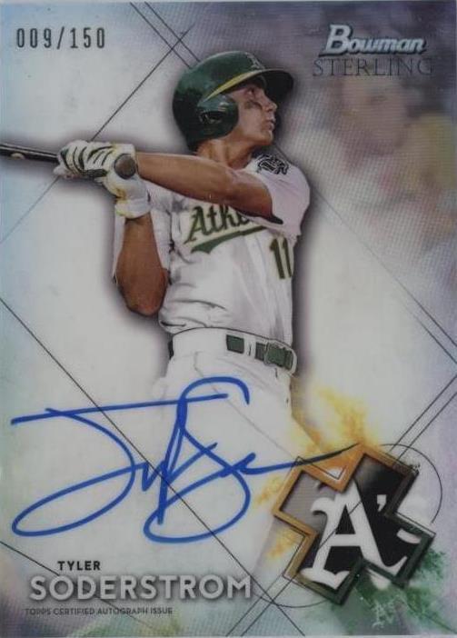 2021 Bowman Sterling - Prospect Autographs Tyler Soderstrom #BSPA-TS ...