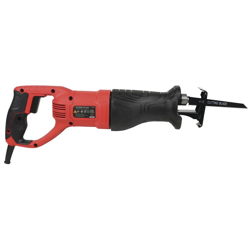 6 Amp Tool Less Blade Variable Speed Corded Reciprocating Saw Wood ...