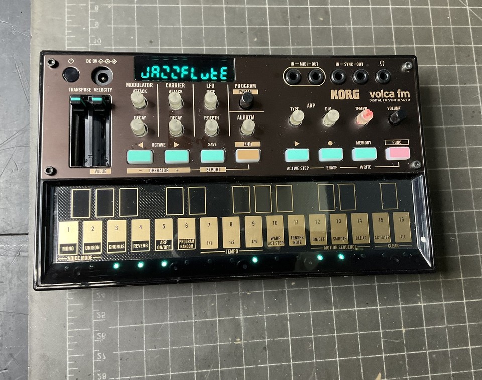 Korg Volca FM2 Digital Synthesizer w/ 6 Voices and 16-step Sequencer | eBay