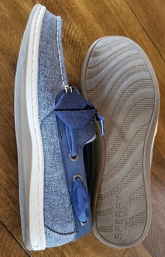 Sperry Women's Top Sider 7.5 Blue Slip On | eBay