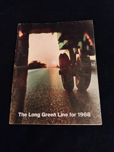 Original 1968 JOHN DEERE Long Green LINE TRACTOR BROCHURE Magazine | eBay