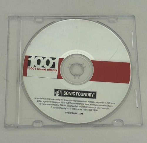 Sonic Foundry Loops for ACID: 1001 Sound Effects | eBay