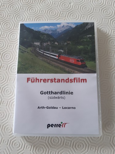 SNCF SBB DVD Editions PERREN : Ligne du GOTTHARD En cabine ARTH-GOLDAU ...