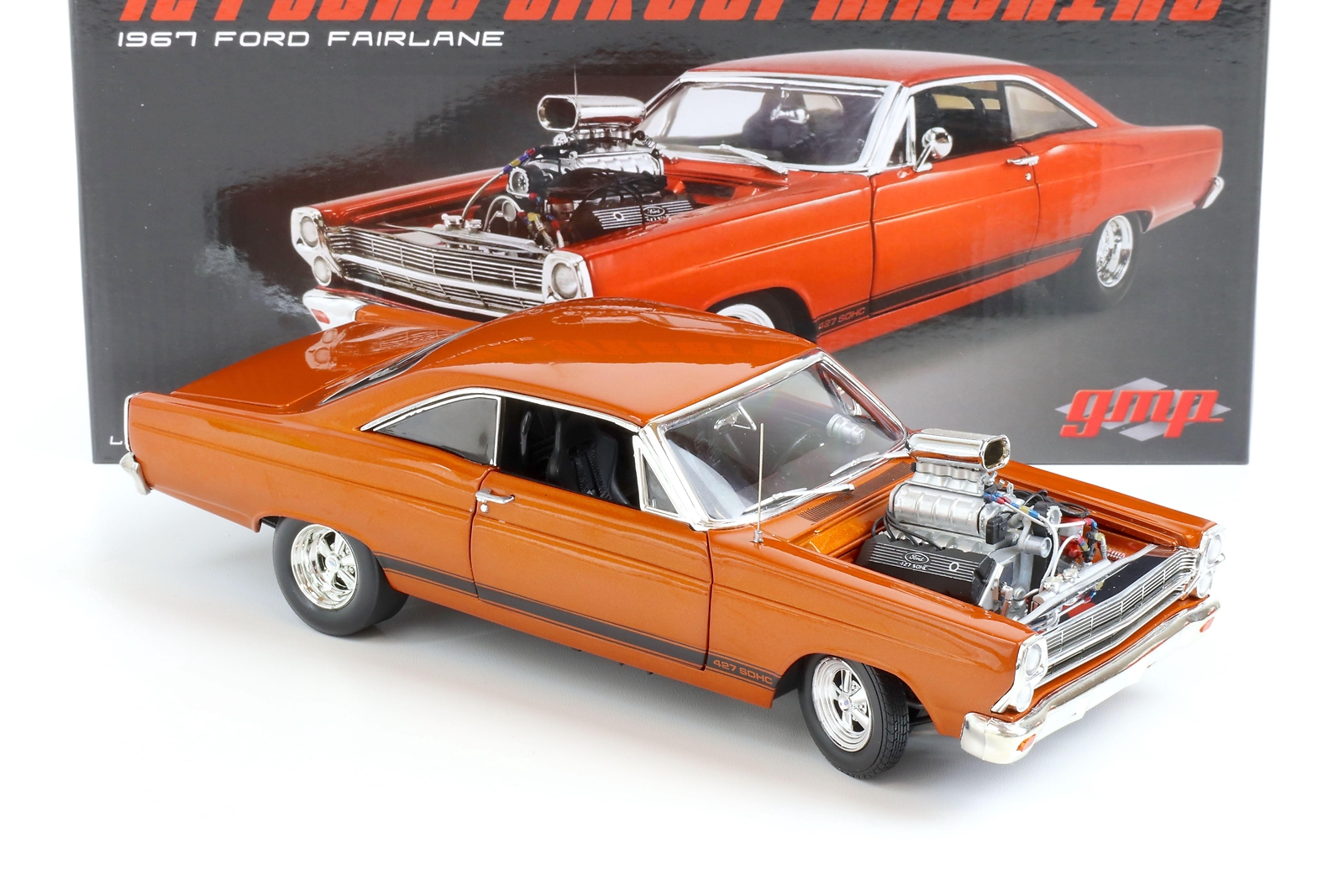 1:18 GMP 1967 Ford Fairlane 427 SOHC Street Machine Burnt Orange ...