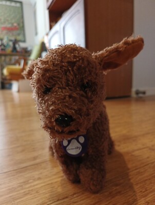 Nintendogs Plush Dog Brown Purple Collar Stuffed Animal | eBay Australia