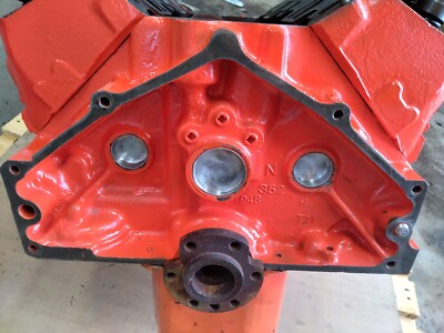1967 Chevy 327 V8 longblock running engine DOUBLE HUMP HEADS 3903352 ...