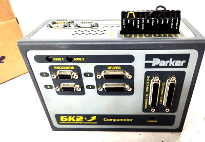 Parker 6K2 Compumotor 2-Axis Servo/Stepper Controller WORKING SURPLUS ...