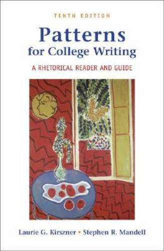 Patterns for College Writing: A Rhetorical Reader and Guide - Paperback ...