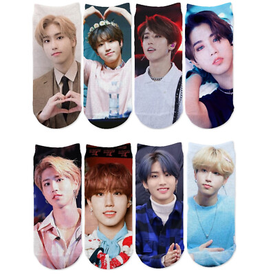 Han Jisung Stray Kids Socks Kpop SKZ 8-Pk No Match Ankle Socks 4 Pair ...