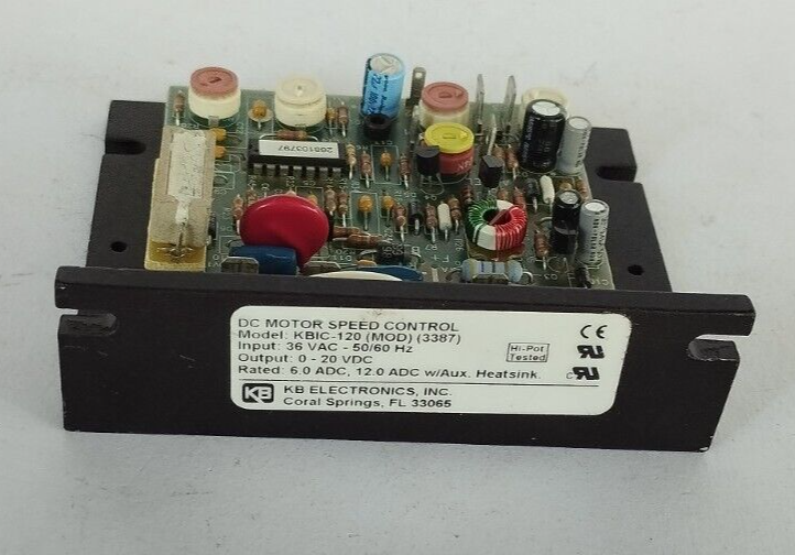 KB Electronics KBIC-120,36VAC-50/60Hz DC Motor Speed Controller | eBay