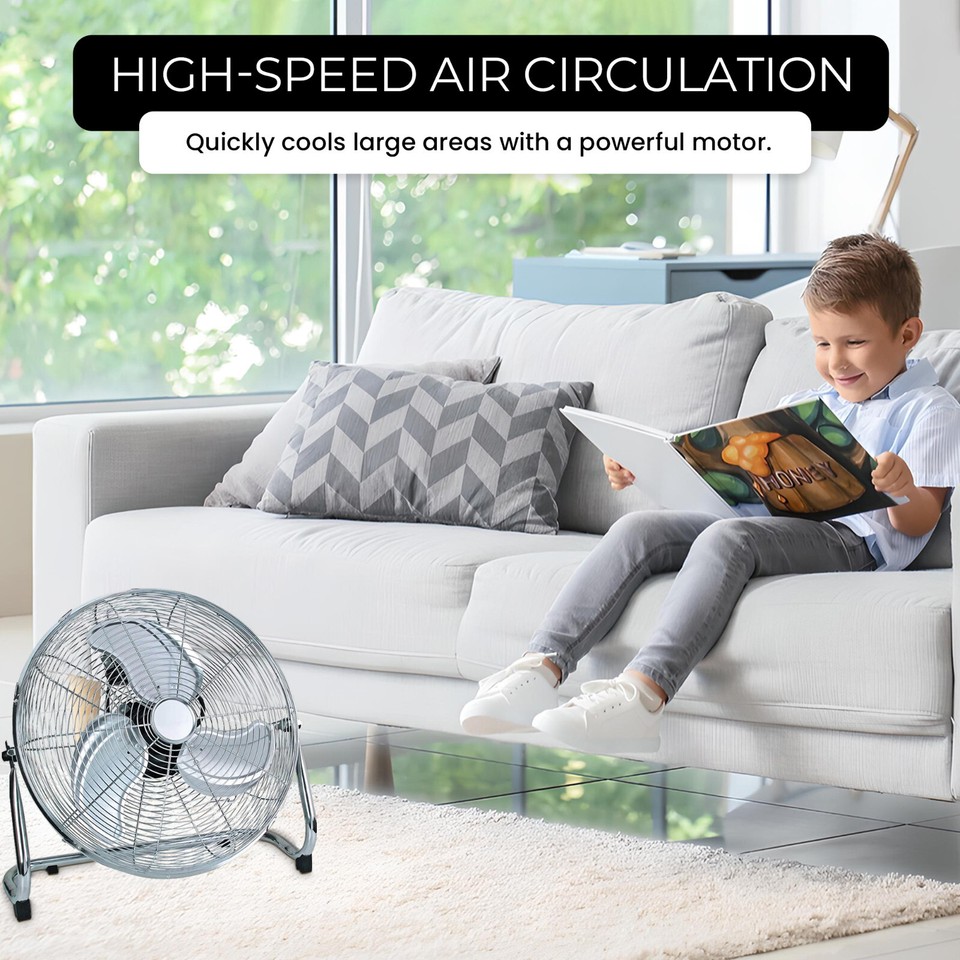 18 Floor Standing Air Circulator Fan, High Velocity Free Standing Fan ...