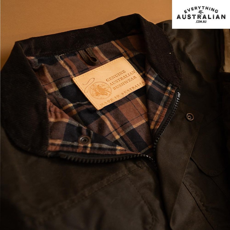 Genuine Australian Bushwear Oilskin Vest Brown | eBay