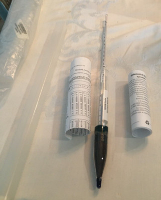 H-B Durac Safety 69/81 Degree Brix Sugar Scale Combined Form Thermo ...