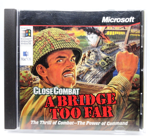 Microsoft Close Combat A Bridge Too Far Windows 95/NT MAC OS PC CD-ROM ...