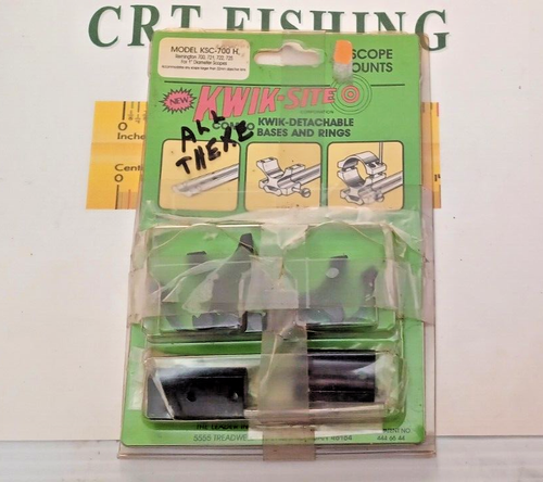 KWIK SITE 1" SCOPE RINGS AND BASES MODEL KSC-700H FOR REMINGTON 700 ...