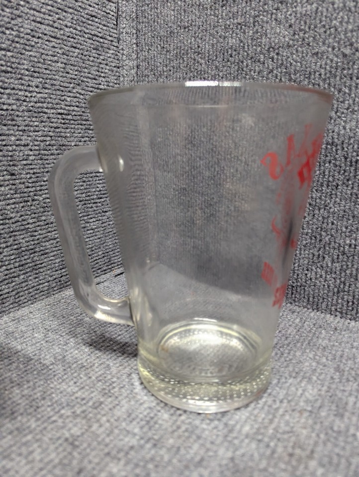 Vintage Texas Beer Pitcher & Texas Jigger – Heavy Glass, Funny ...