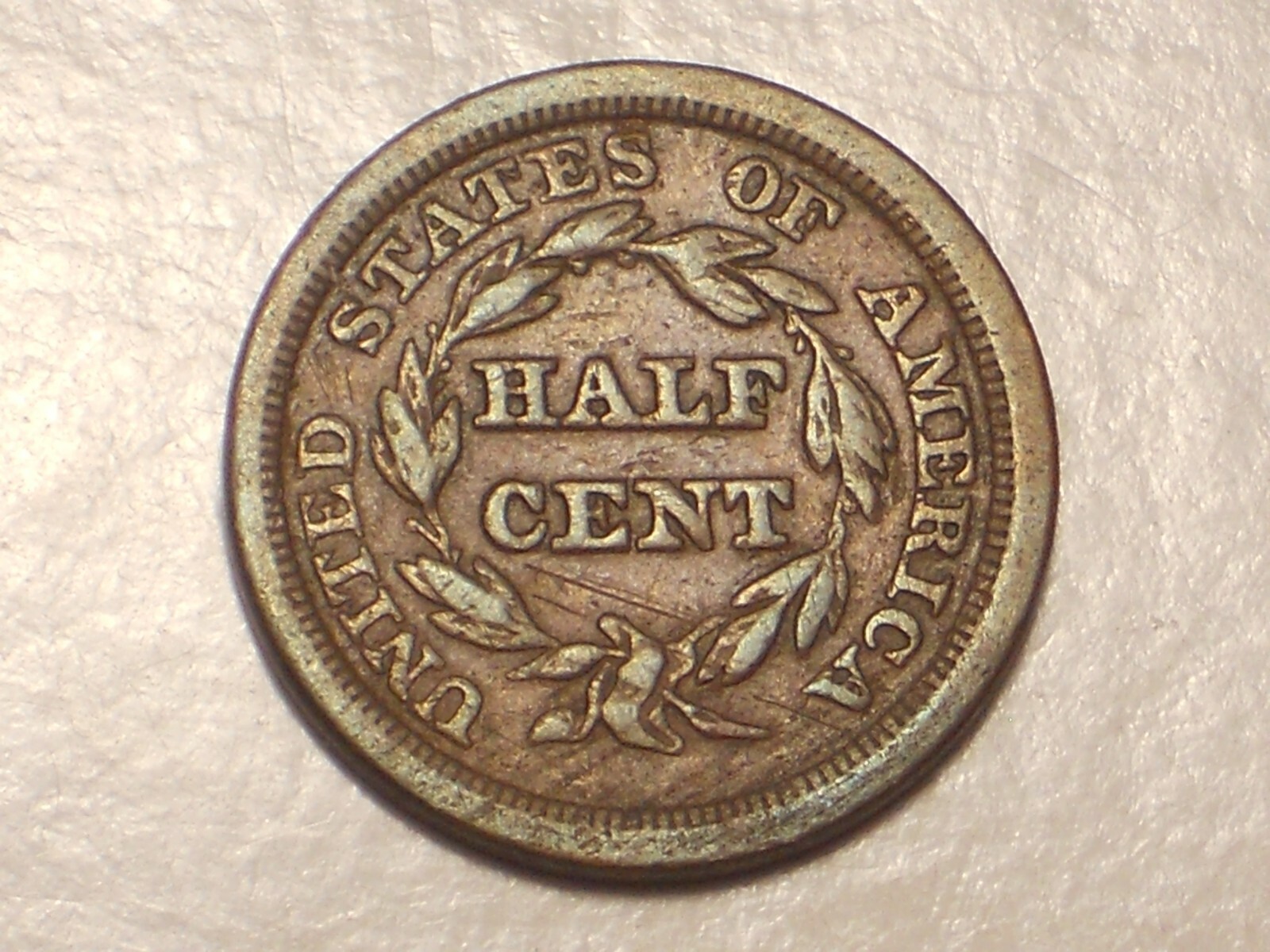 1849 Half Cent (VF/XF & Attractive) | eBay