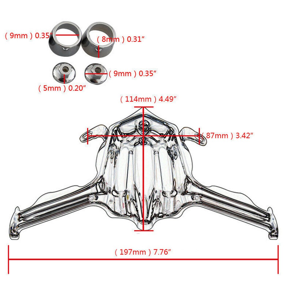 Chrome Tappet Lifter Block Accent Cover For Harley Street Glide Twin ...