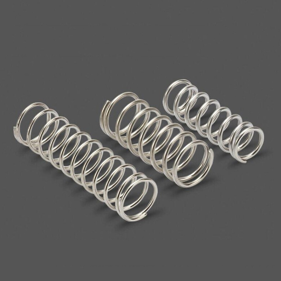 10pcs 1mm Wire Dia 304 Stainles Steel Compression Springs Pressure ...