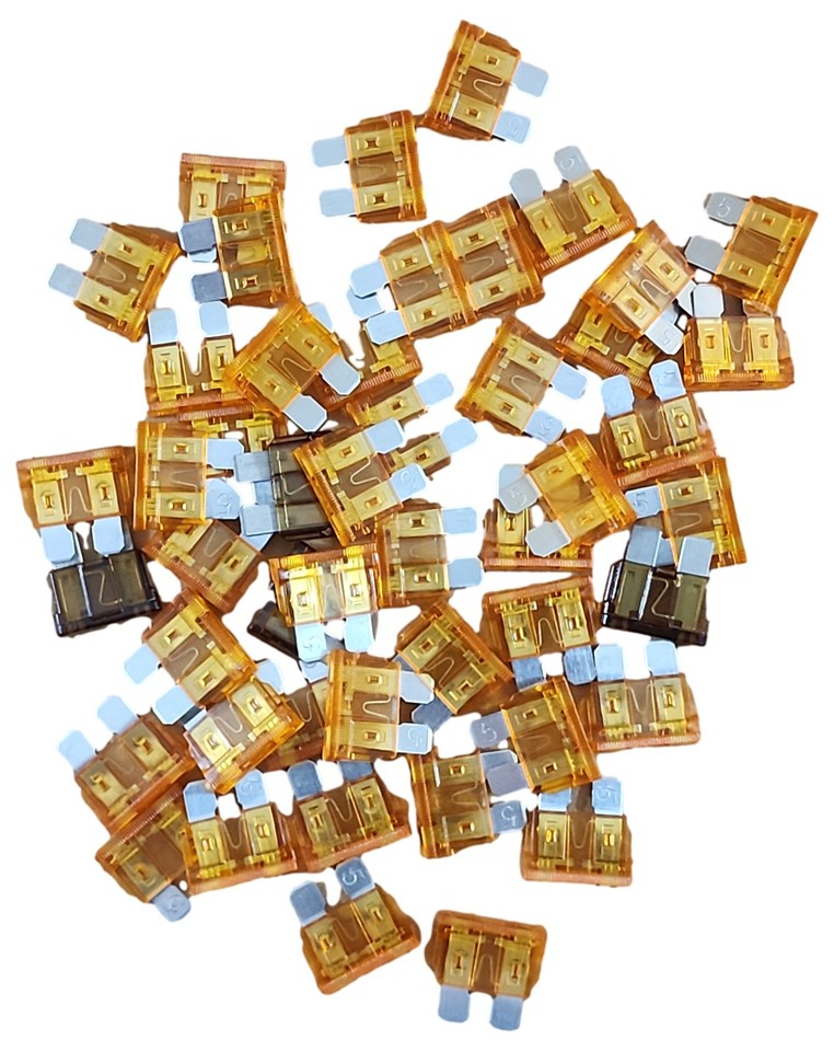Lot of 3 Aries ATC5-50 ATC 5 Amp Regular Blade Fuse Car/Boat/Truck ...