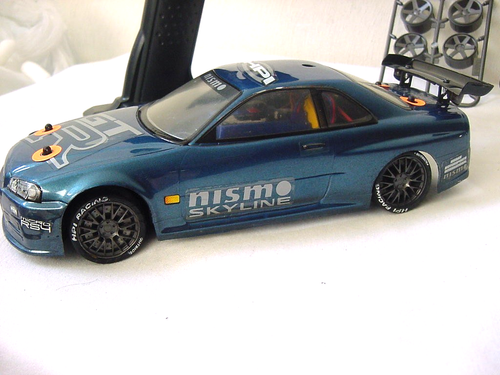 RC 1/18 HPI MICRO RS4 W/ BATTERY FOR CAR 4WD BRUSHED SKYLINE NISMO JDM ...