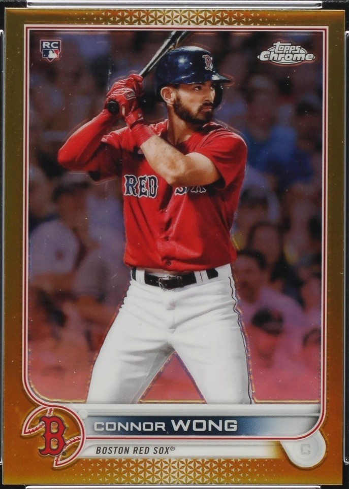 2022 Topps Chrome - Connor Wong #39 Gold Refractor /50 (RC) for sale ...