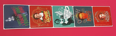 5 Elf Christmas Will Ferrell Stickers, 2.5" x 2.5" each, Party Favors ...