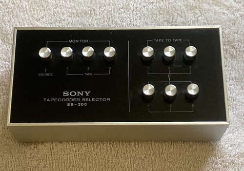Vintage Sony SB-300 Tape Deck Recorder Tapecorder Selector Switch Box ...