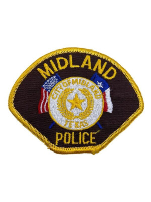 US Midland Texas Police Patch | eBay