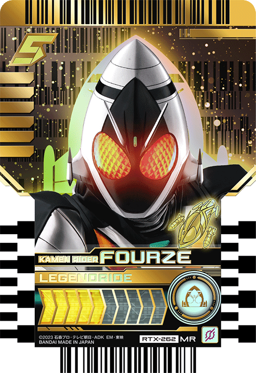 Kamen Rider Fourze Gotchard Ride Chemy card Phase EX02 RTX-262 MR ...