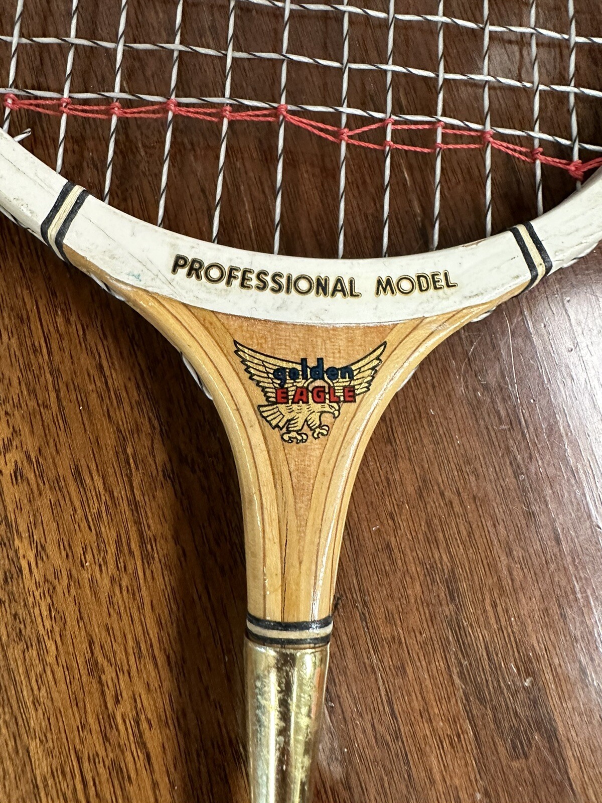 Vintage Golden Eagle Badminton Racket decorative sports wood | eBay