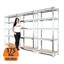 3-Bay Steel Garage Shelving Racking - Galvanised and Boltless - 175KG ...