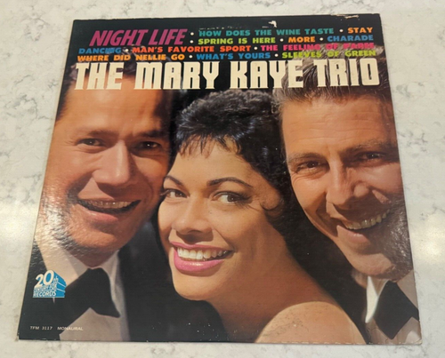 Mary Kaye Trio Vinyl LP Record Night Life 20th Century Fox TFM 3117 ...